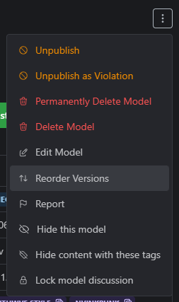 Rearrange the model versions · civitai · Discussion #431 · GitHub