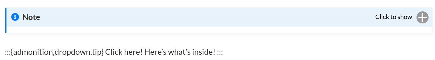Dropdown admonition doesn't render · Issue #1152 · jupyter-book/jupyter-book · GitHub