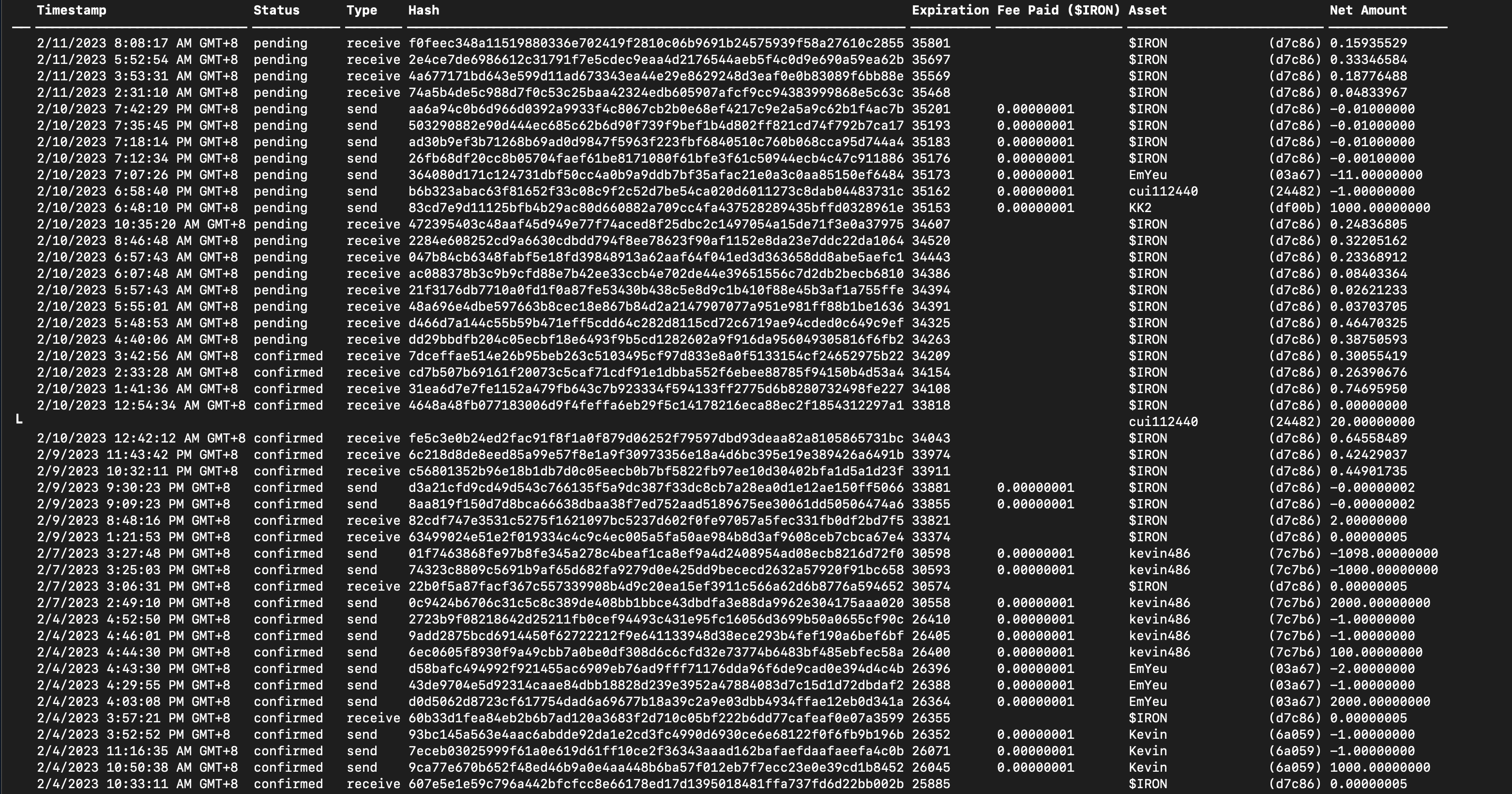 transactions pending for more than 24 hours [transaction stuck] · Issue #3383 · iron-fish ...