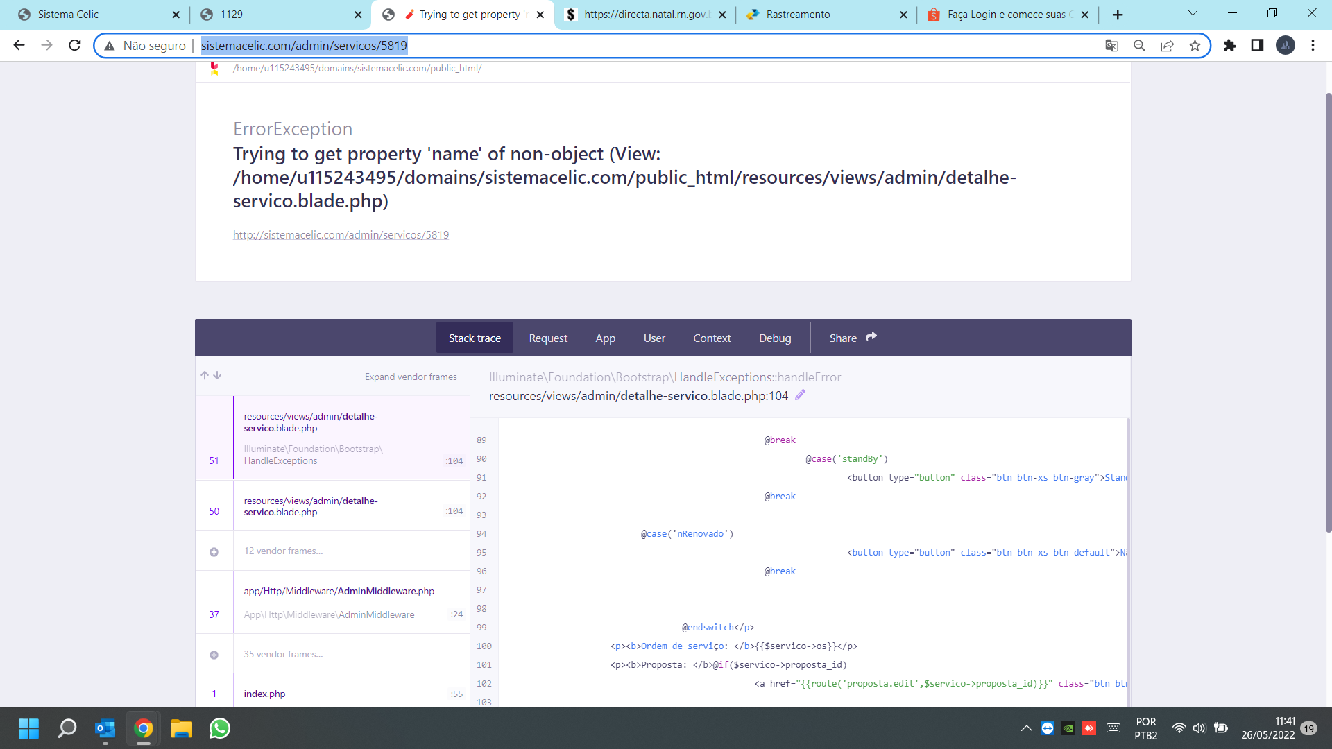 Erro Propostas · Issue #267 · fullcontent/sistemacelic · GitHub
