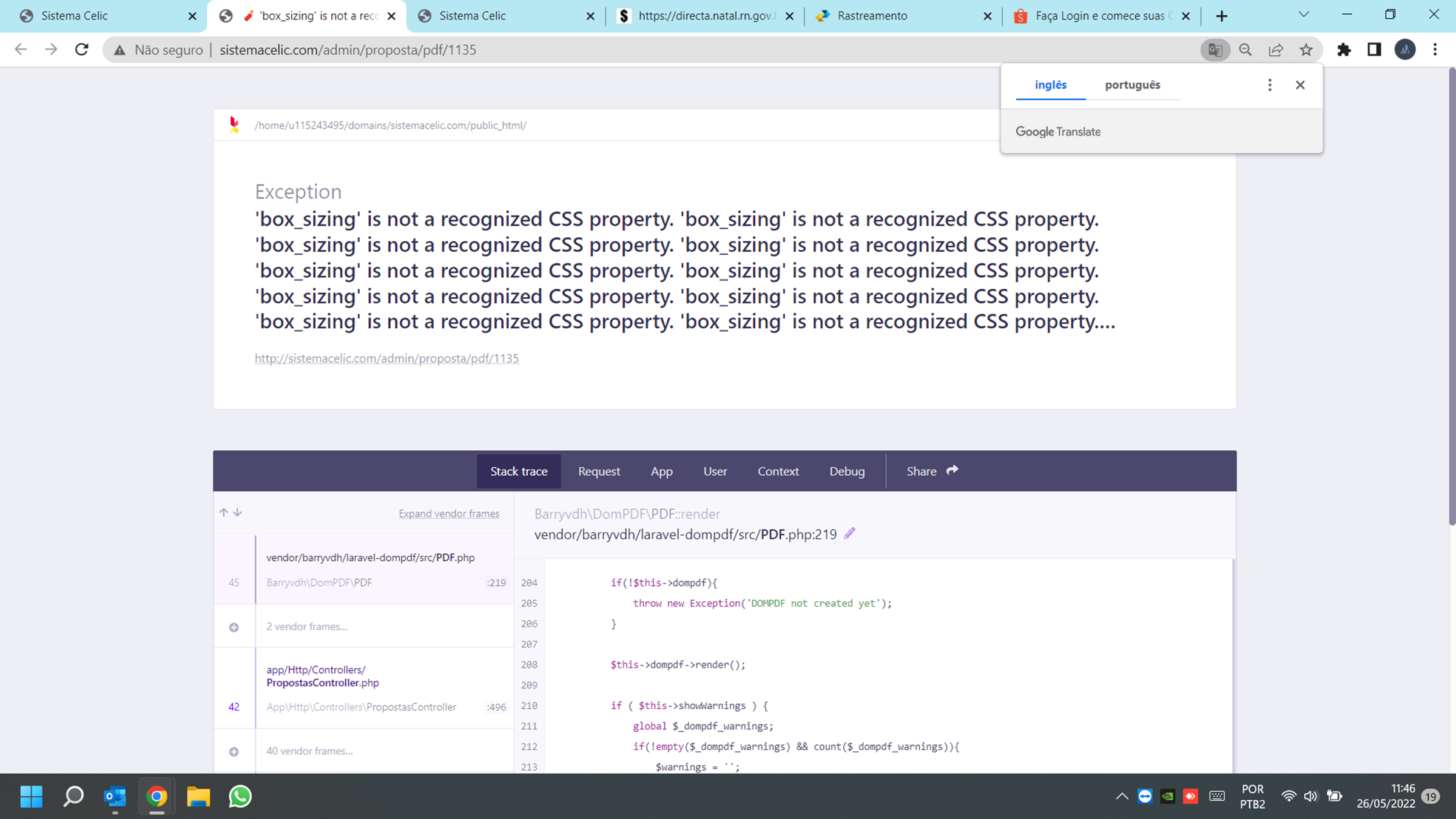 Erro Propostas · Issue #267 · fullcontent/sistemacelic · GitHub