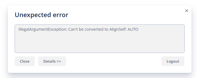 Responsivegridlayout Exception When Using Alignselfauto · Issue 460