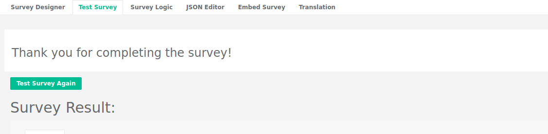 How to change Message "Thank you for completing the survey!" after ...