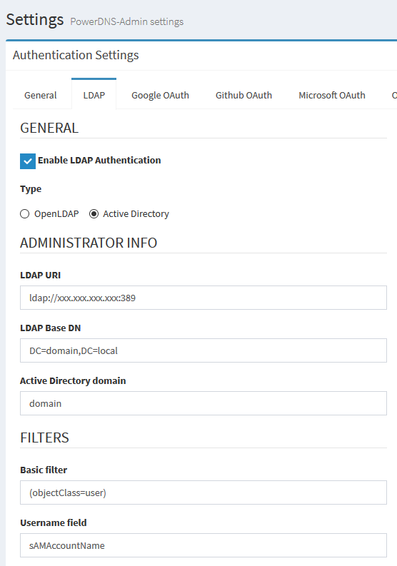 Active Directory Authentication issue · Issue #659 · PowerDNS-Admin/PowerDNS-Admin · GitHub