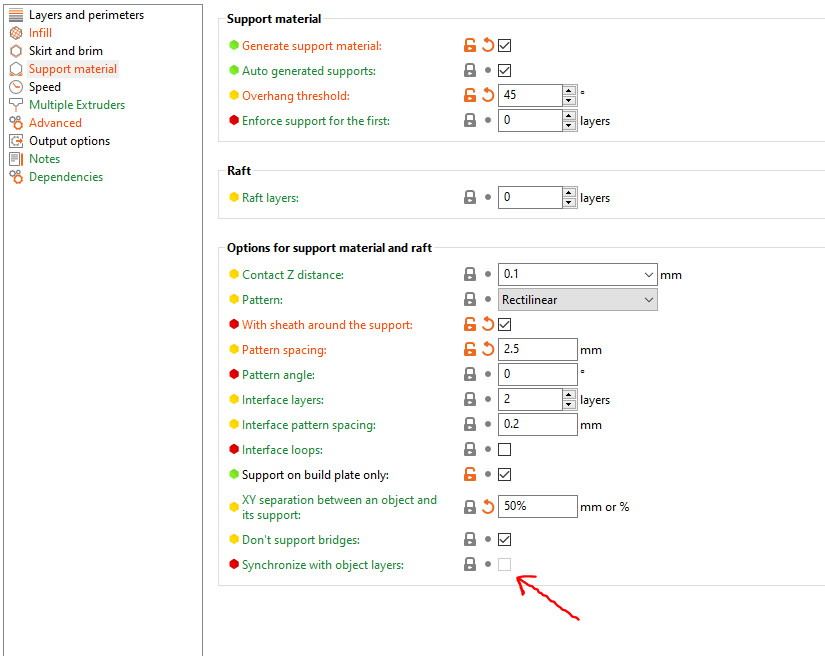 Supports: Synchronize with object layers not working · Issue #6026 · prusa3d/PrusaSlicer · GitHub