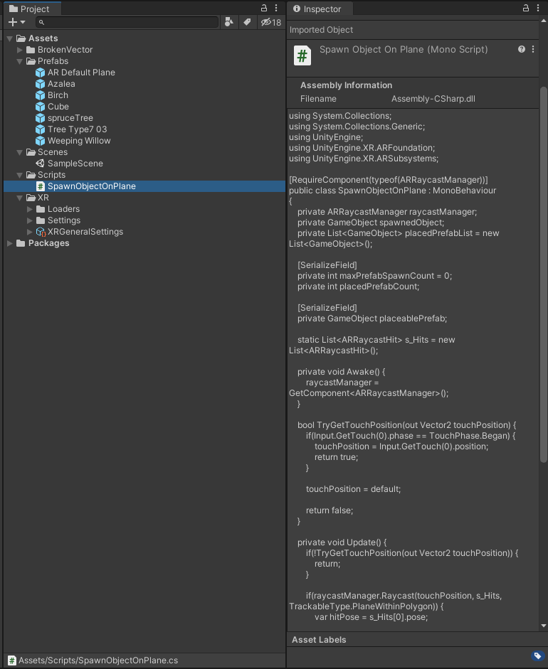 GitHub - TheScer/AR-garden-application: Augmented reality application ...