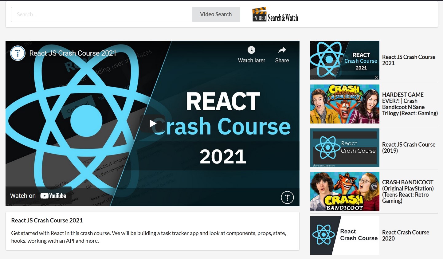 GitHub - memiev/YouTube-Mini-react