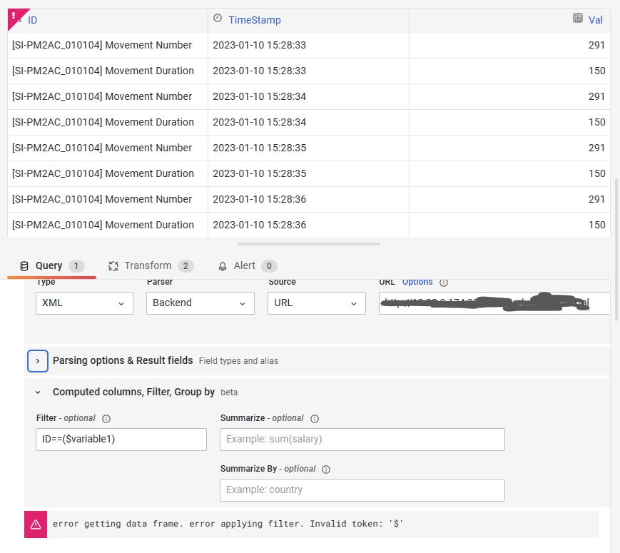 Using A Variable To Filter Results From An Xml Query · Issue 509