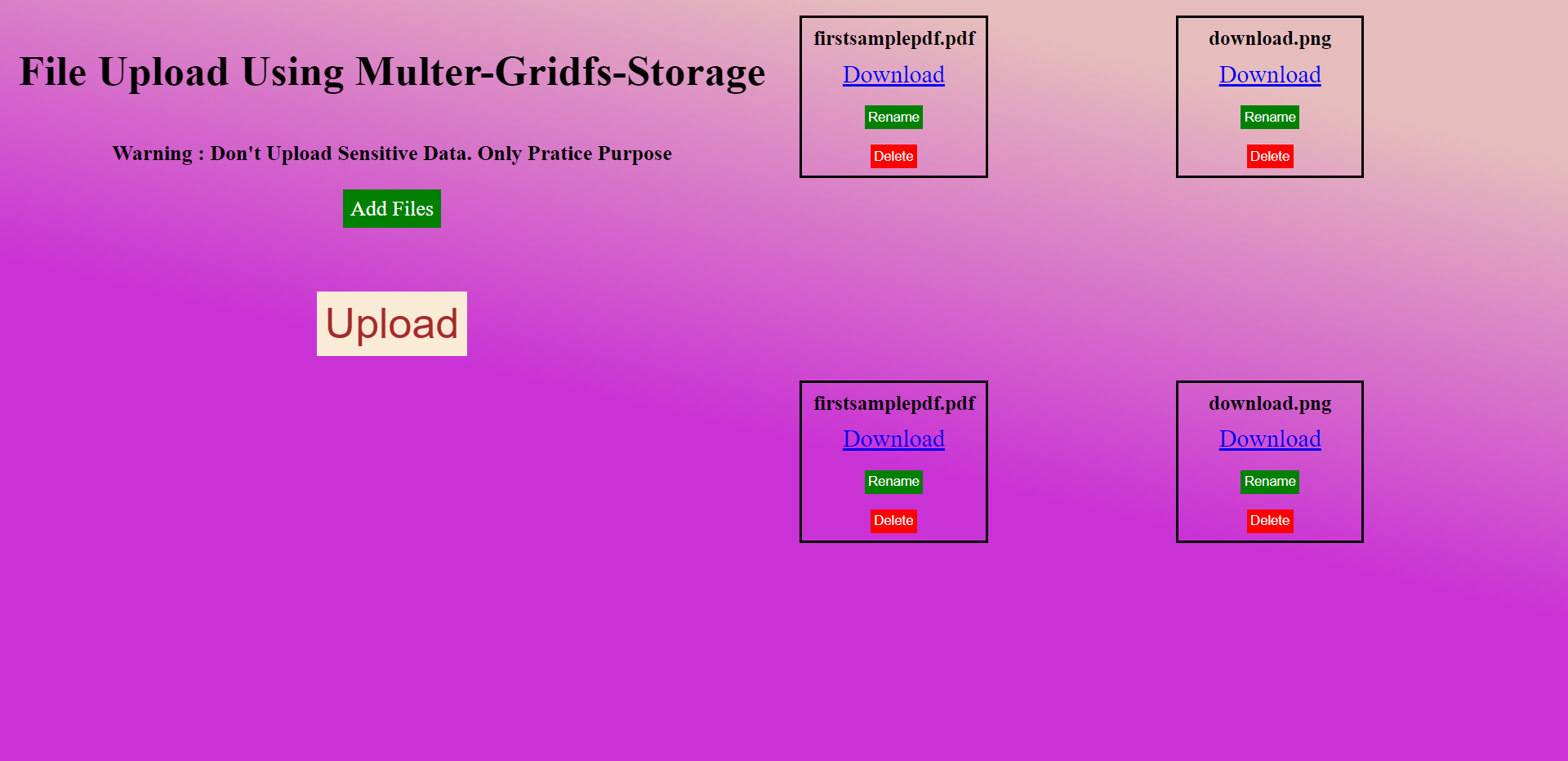 GitHub - karthikeyandhanasekar/multerproject-client