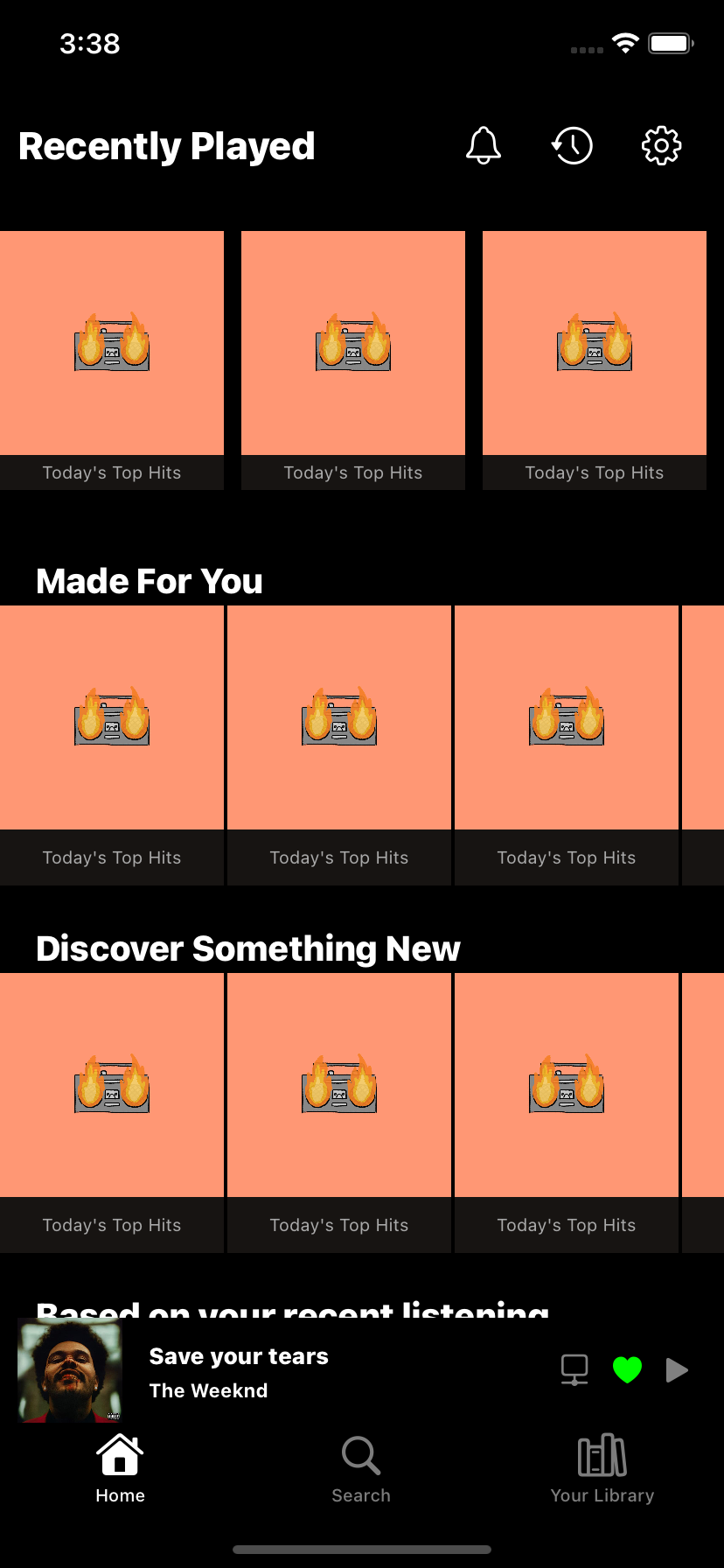GitHub - Qabbout/Spotify-Clone-Attempt