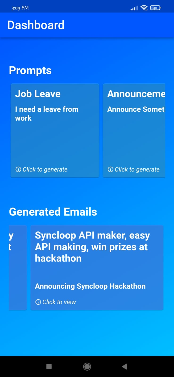 GitHub - WilfredAlmeida/syncmail: AI Email Generator Flutter app, built using Syncloop