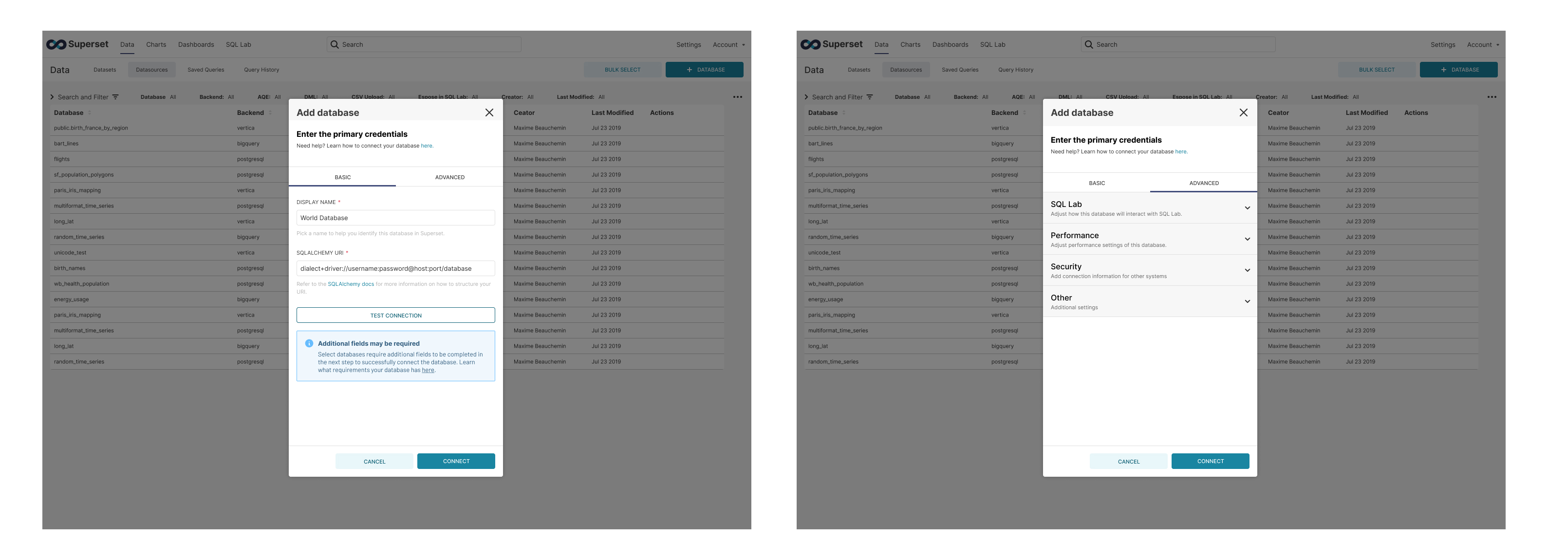 Design Proposal Add Database Improvements · Issue 13922 · Apachesuperset · Github