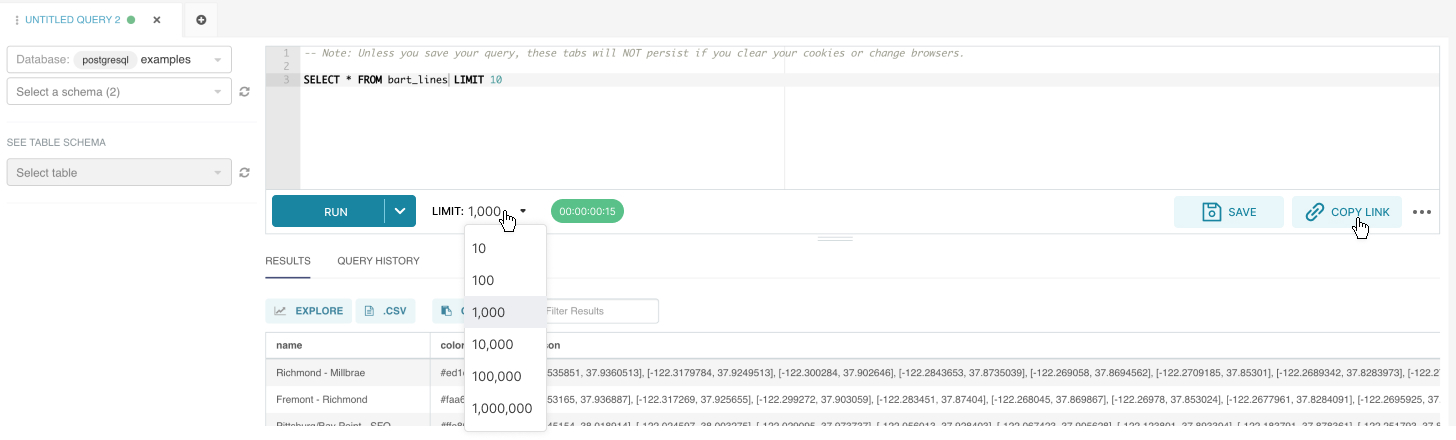 Improve selection of LIMIT in SQL Lab · Issue #11586 · apache/superset ...