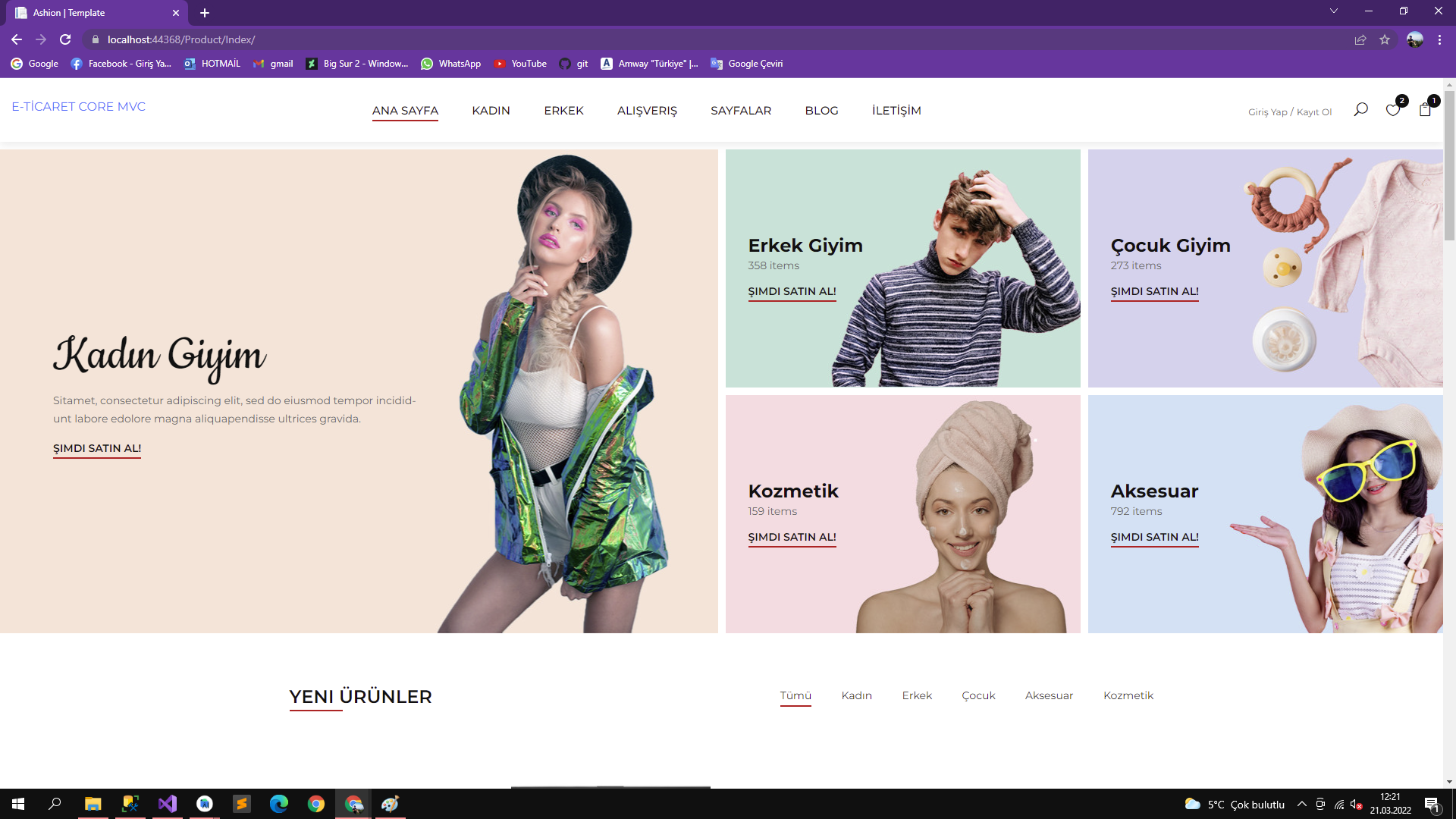GitHub - ersinbulut/EticaretCOREMVC: Murat Yücedağ Asp.Net Core 5.0 Proje Kampı 2. Proje