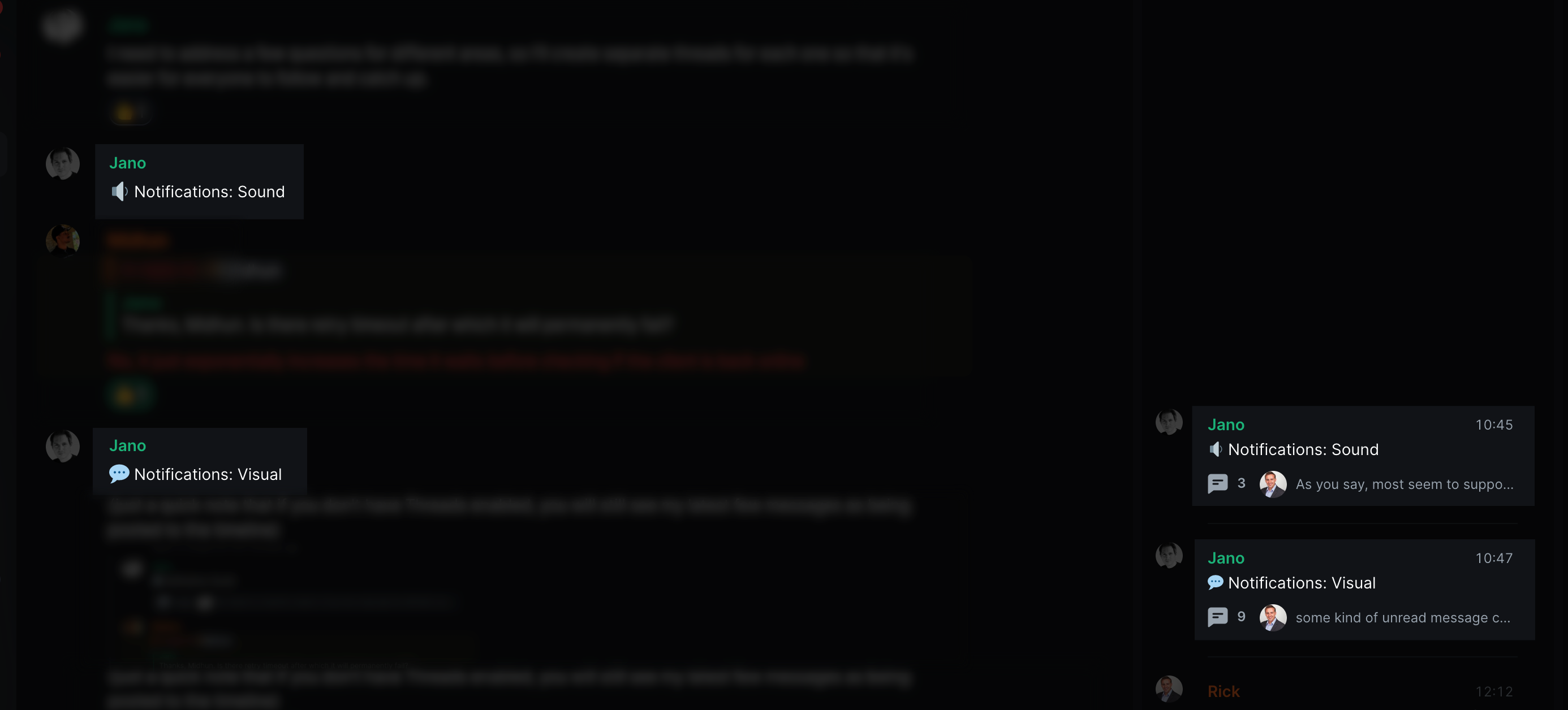 Disappearing thread summaries in the main timeline · Issue #21198 · element-hq/element-web · GitHub