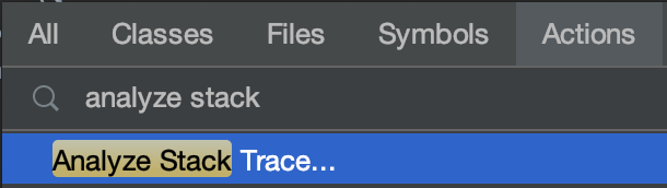 Add `Analyze backtrace` tool window · Issue #4442 · intellij-rust ...