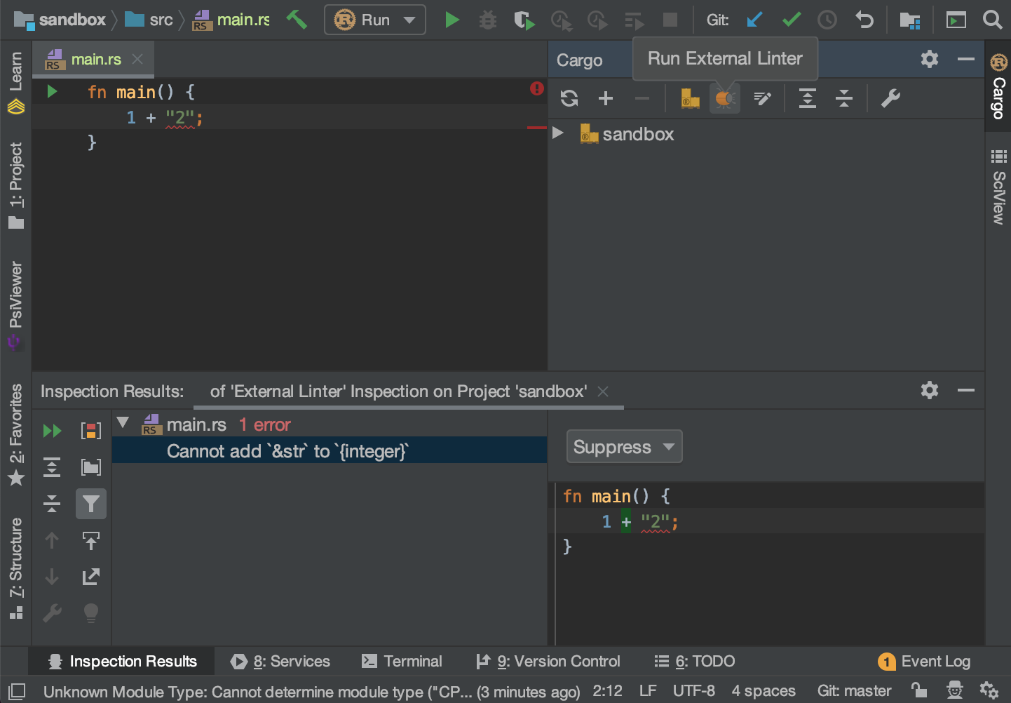 Problems Tool Window Missing · Issue 4632 · Intellij Rustintellij
