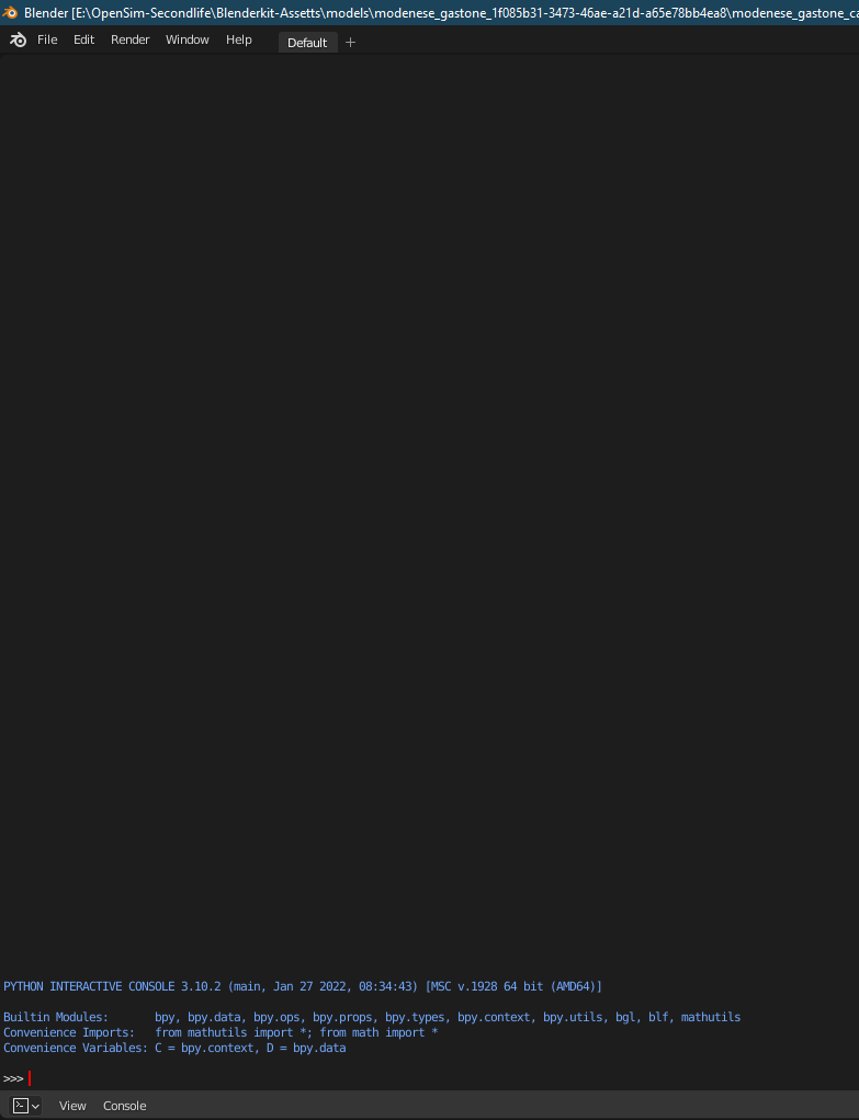 Error on re-load from file of object that was downloaded from Blenderkit. · Issue #164 ...