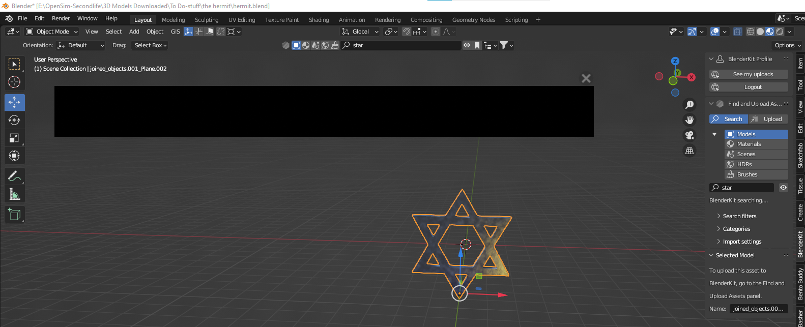 Invalid token. (401) -> needs re-log (Search results in Blender are black with invalid token ...