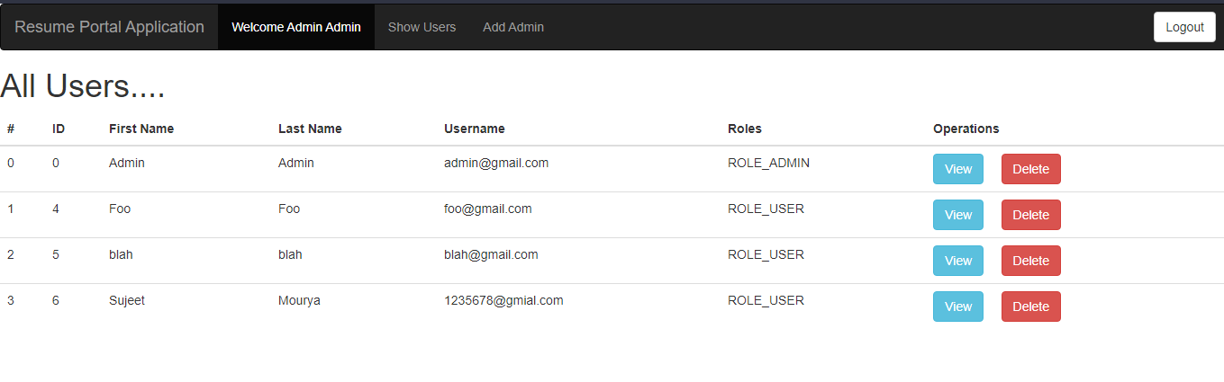 GitHub - sujeetdpa/Resume-Portal-Application: A website where user can ...
