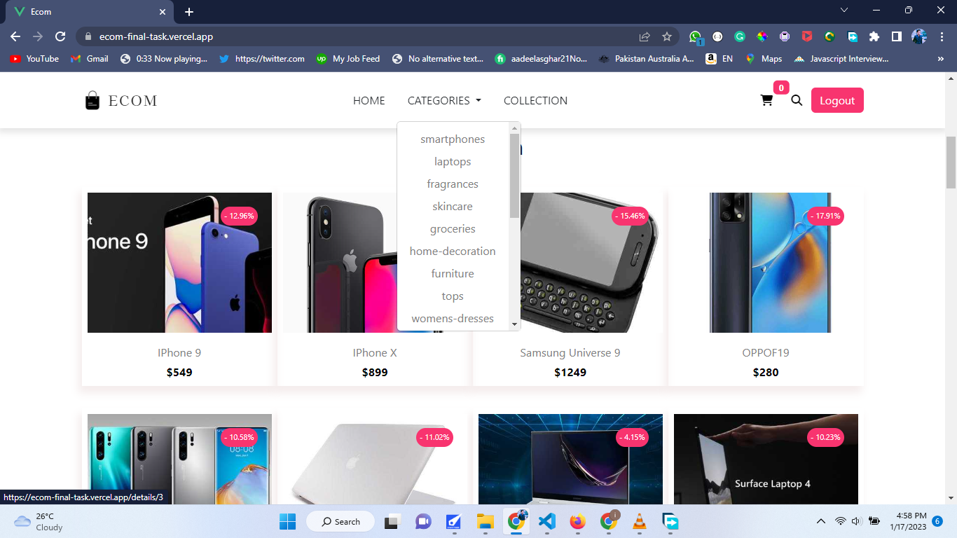 GitHub - Asrar537/ecom-final-task