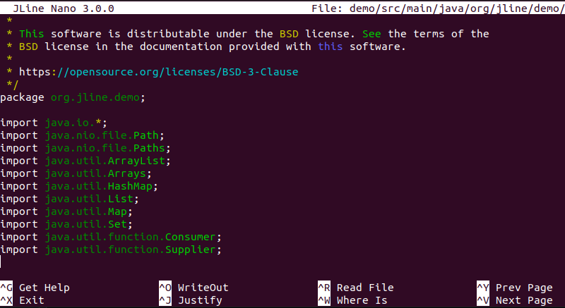 nano editor fails to highlight block comments · Issue #753 · jline/jline3 · GitHub