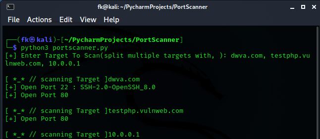 GitHub - faarihakhan/Open-Port-Scanner: Ethical Hacking/ Penetration tool