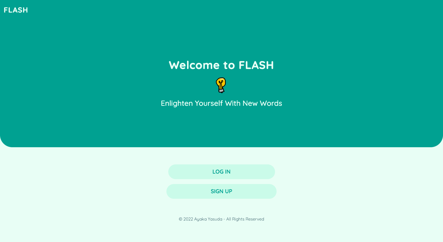 GitHub - AyakaYasuda/flash: A flashcard app that helps users learn new words
