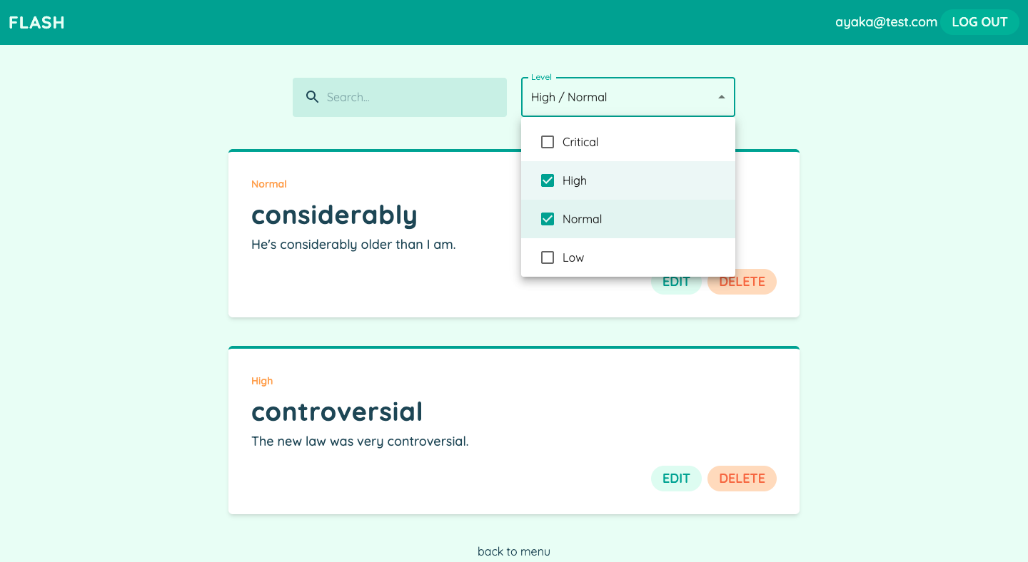 GitHub - AyakaYasuda/flash: A flashcard app that helps users learn new words
