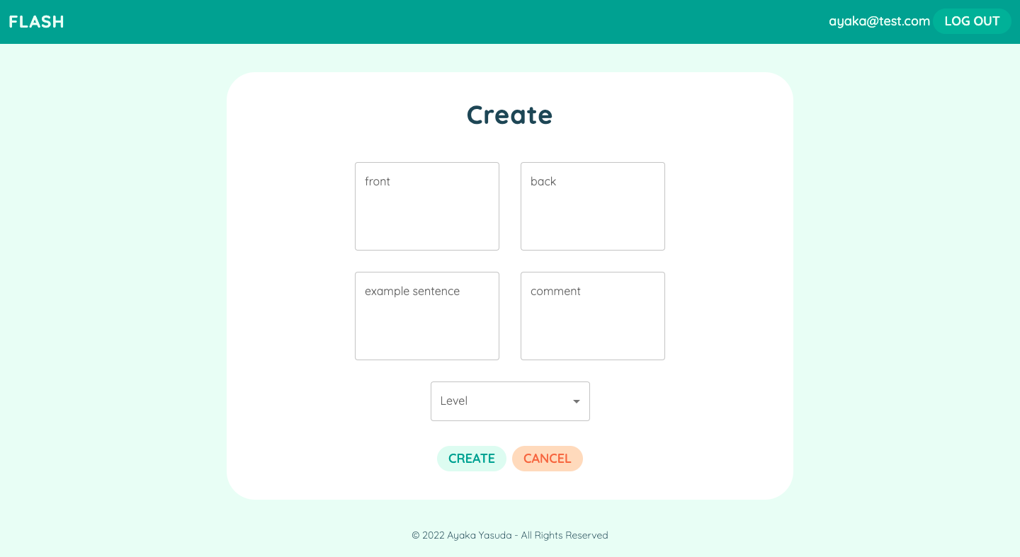 GitHub - AyakaYasuda/flash: A flashcard app that helps users learn new words