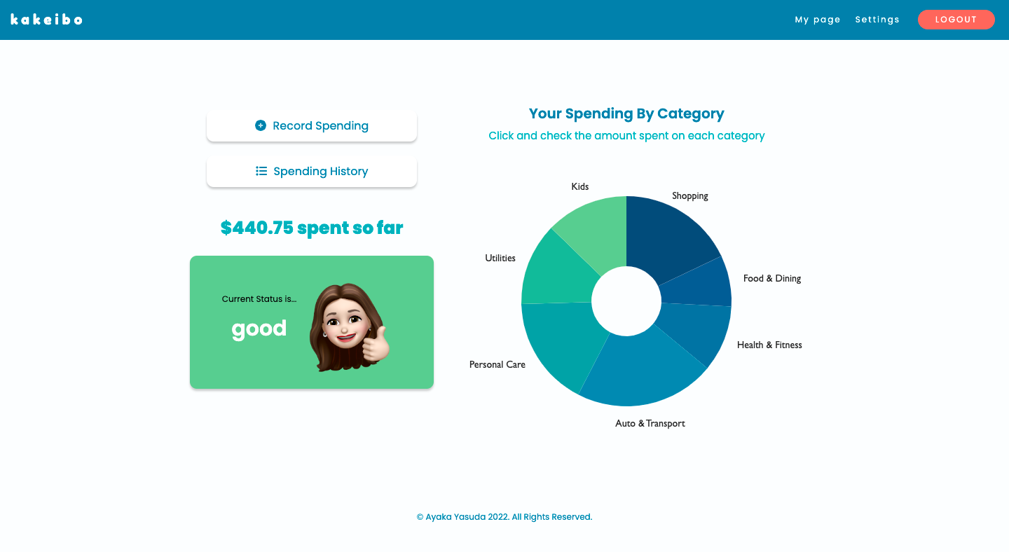 GitHub - AyakaYasuda/kakeibo: An expense tracker app that offers a dashboard to visualize your ...