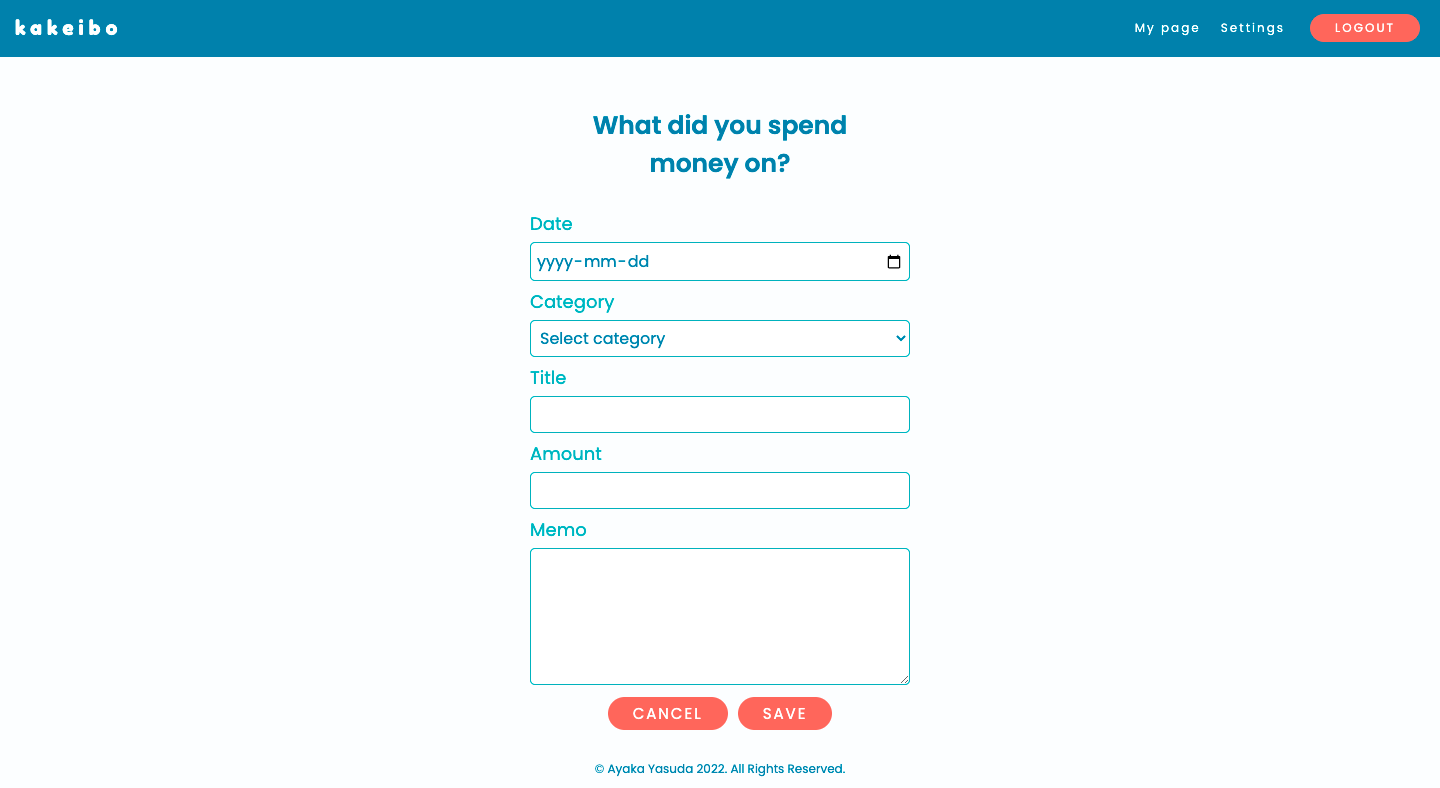 GitHub - AyakaYasuda/kakeibo: An expense tracker app that offers a dashboard to visualize your ...