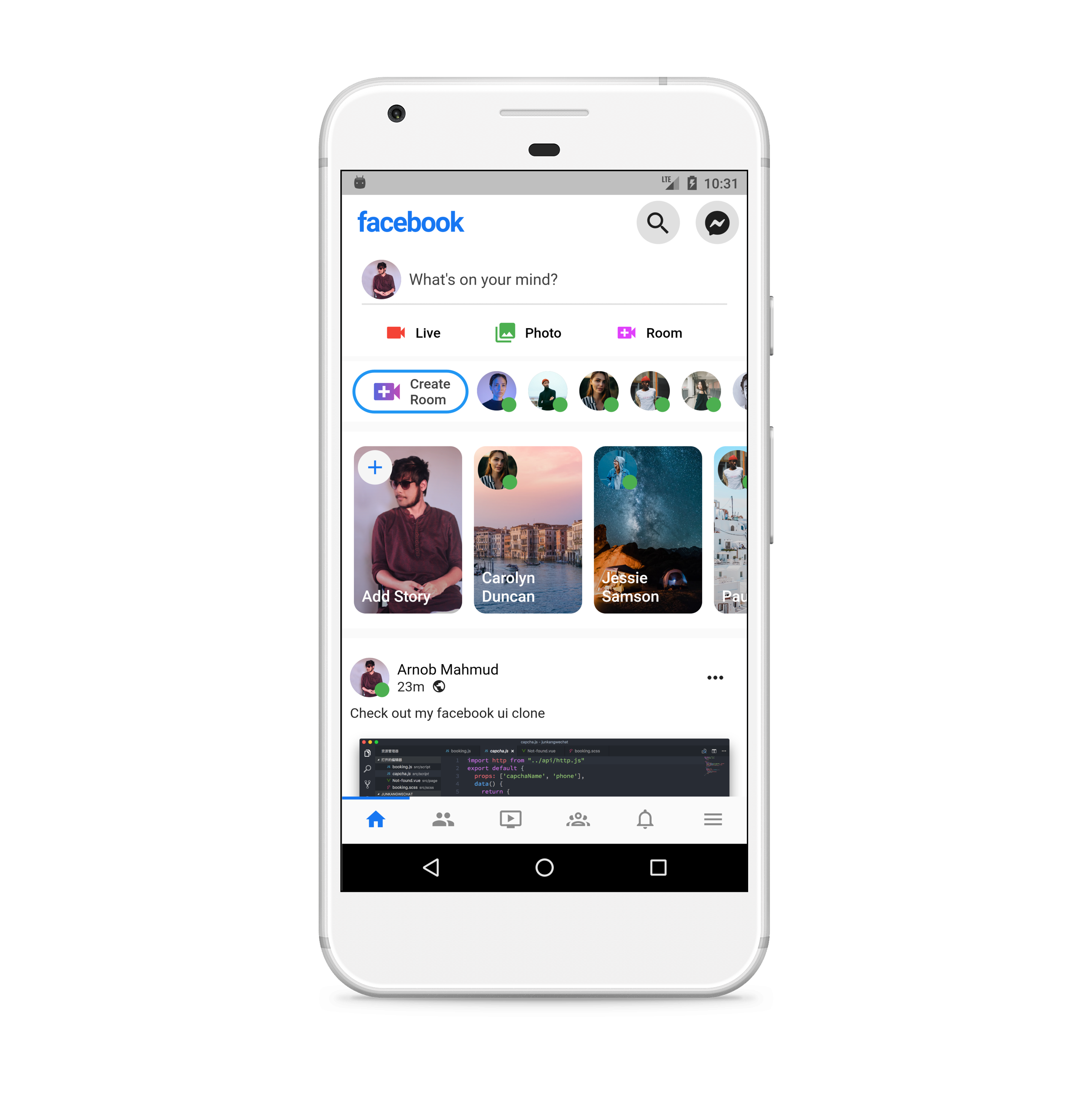 GitHub - Debug-Gremlins/Facebook-Application-UI-Clone: Facebook ...