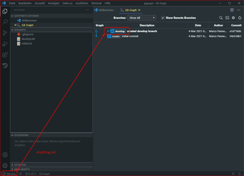 Statusline is not updated when checking out a branch from gitgraph window · Issue #472 ...