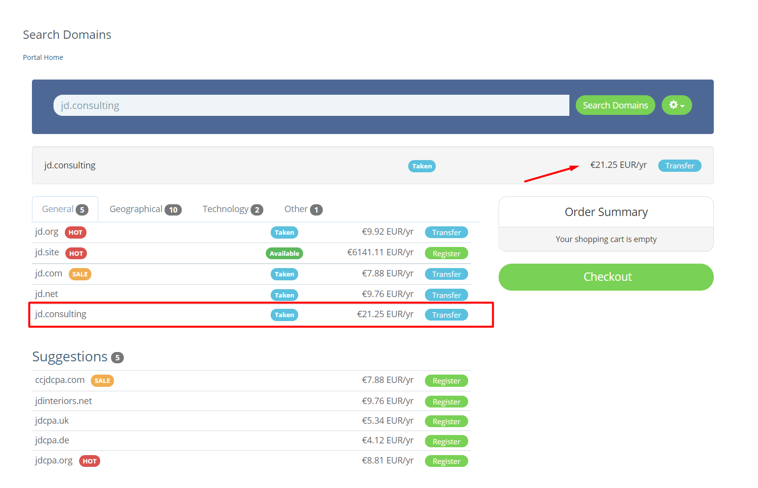 [BUG] Premium domains transfer price · Issue #171 · openprovider/Openprovider-WHMCS-domains · GitHub