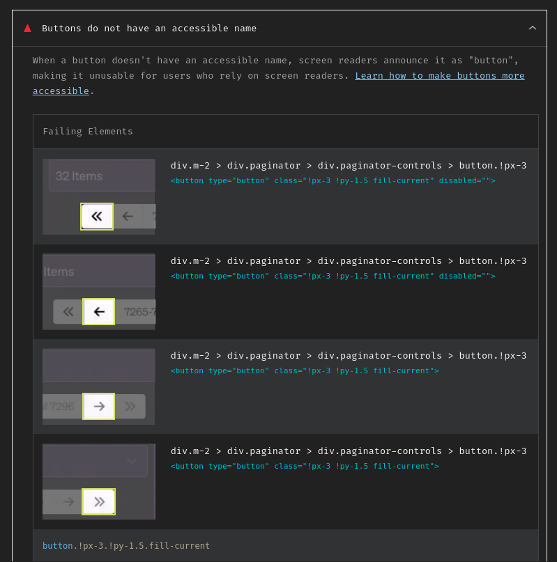Paginators Arent Fully Accessible · Issue 1707 · Skeletonlabsskeleton · Github