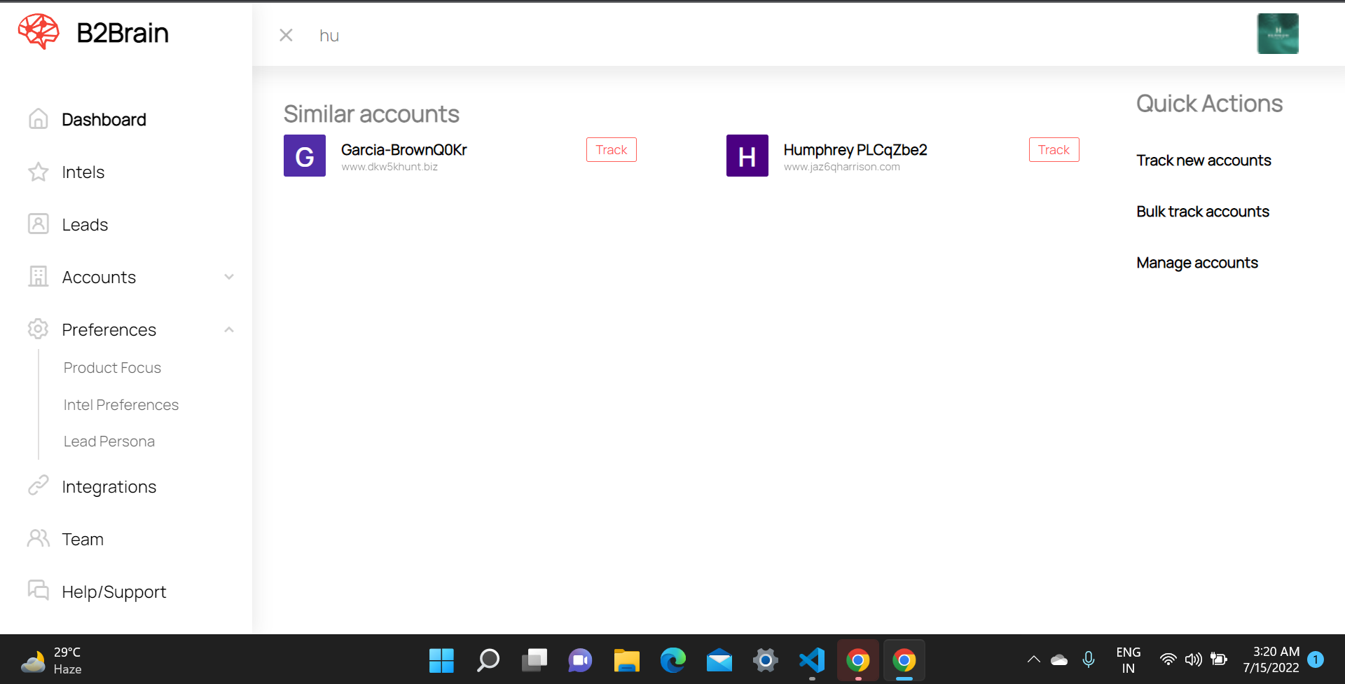 GitHub - vanshitatwr620/B2Brain-Assignment: Preliminary Assessment