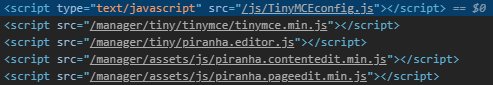 TinyMCE custom init configuration · Issue #1315 · PiranhaCMS/piranha.core · GitHub
