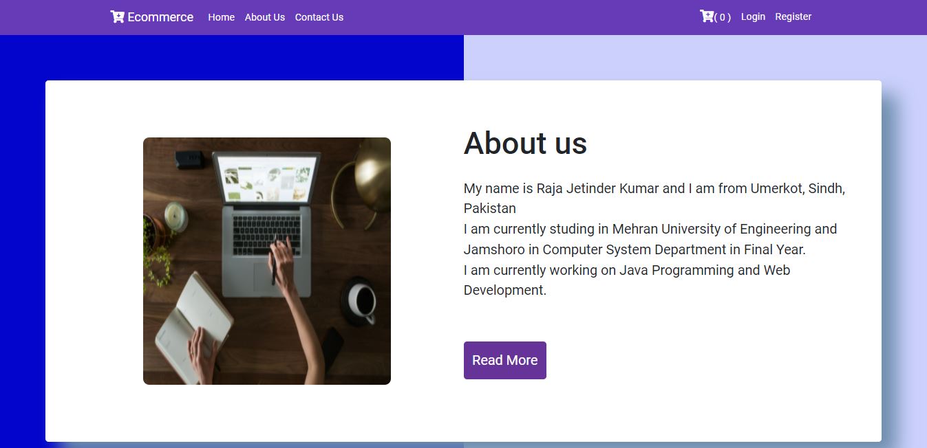 GitHub - Jatender-Khatri/Ecommerce-website: A web app is used to ...