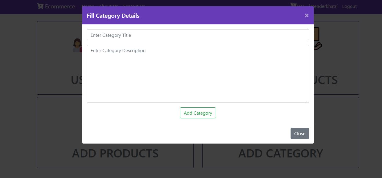 GitHub - Jatender-Khatri/Ecommerce-website: A web app is used to ...