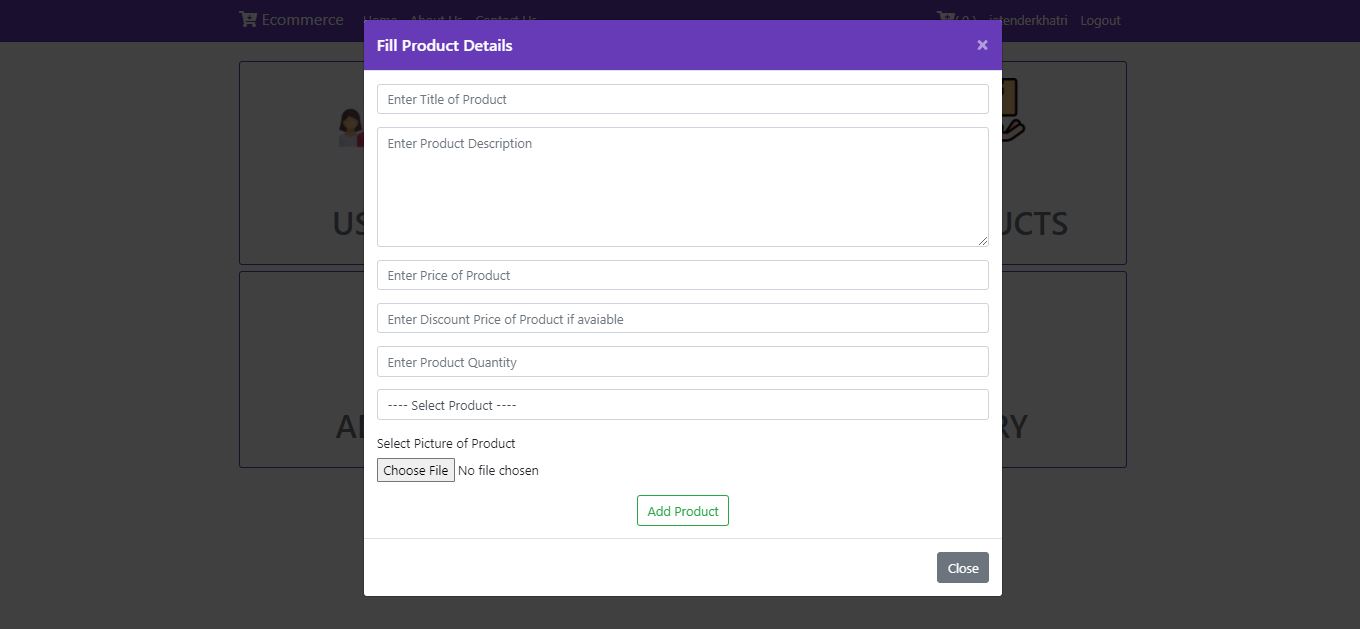 GitHub - Jatender-Khatri/Ecommerce-website: A web app is used to ...