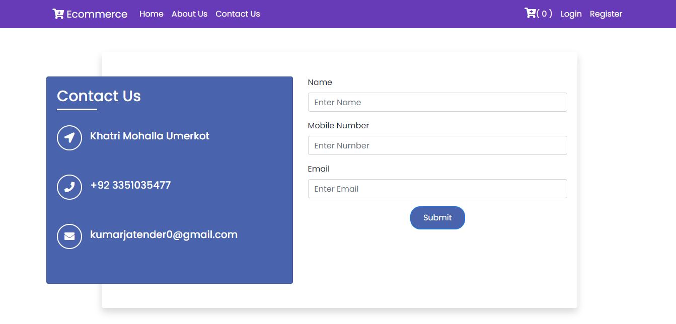 GitHub - Jatender-Khatri/Ecommerce-website: A web app is used to ...