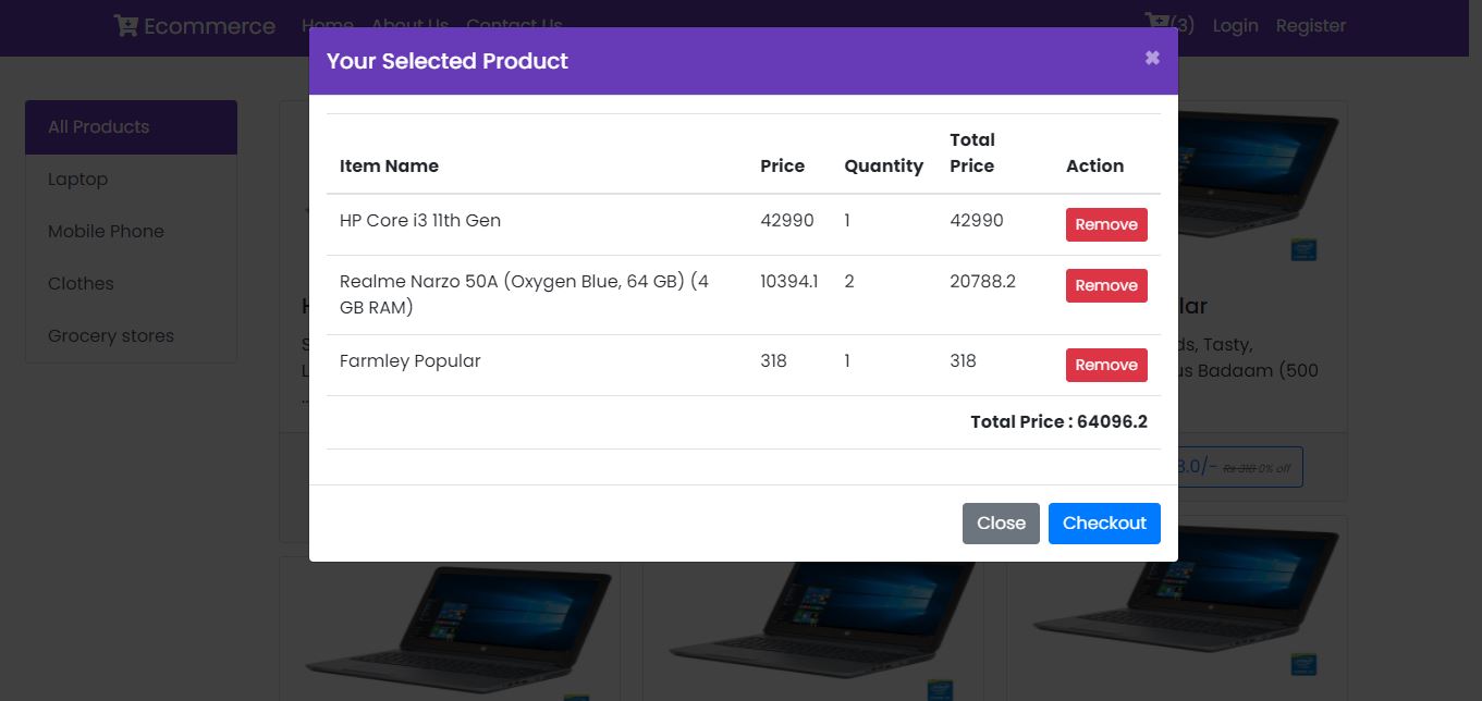 GitHub - Jatender-Khatri/Ecommerce-website: A web app is used to ...
