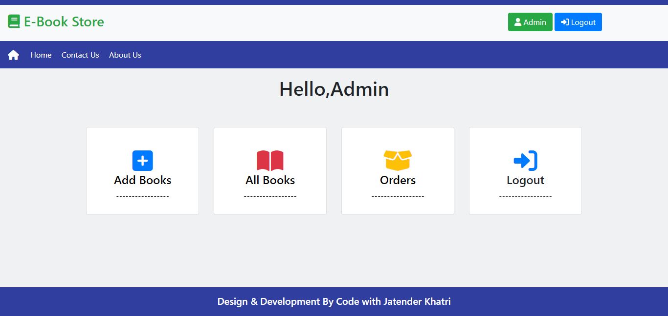 GitHub - Jatender-Khatri/EBook-Store: This project contain only to ...