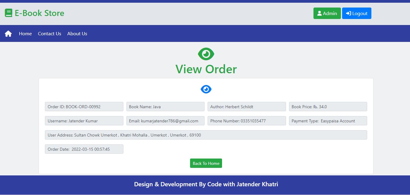 GitHub - Jatender-Khatri/EBook-Store: This project contain only to ...