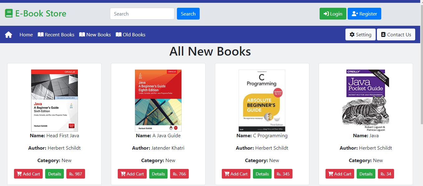 GitHub - Jatender-Khatri/EBook-Store: This project contain only to ...