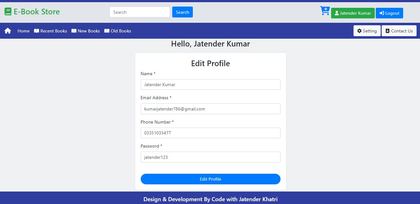 GitHub - Jatender-Khatri/EBook-Store: This project contain only to ...