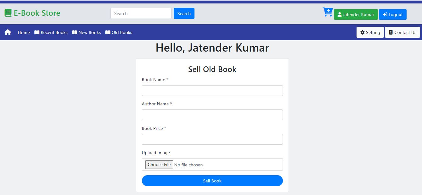 GitHub - Jatender-Khatri/EBook-Store: This project contain only to ...