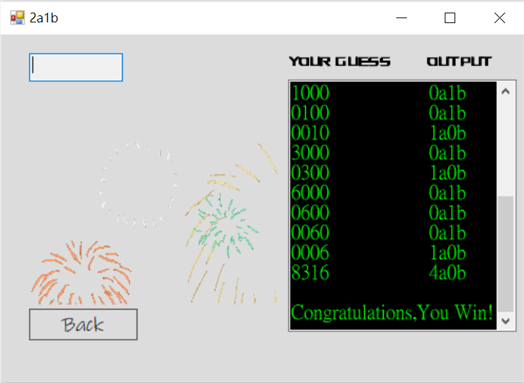 GitHub - mrlongsword/2a1b: A simple number guessing game