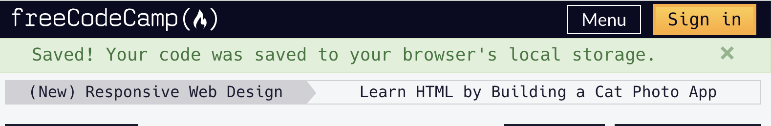 Close button (x) is not centered vertically in flash message · Issue #49081 · freeCodeCamp ...